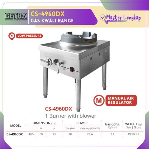 Jual GETRA GAS KWALI RANGE 1 BURNER WITH BLOWER CS-4960DX / CS4960DX ...