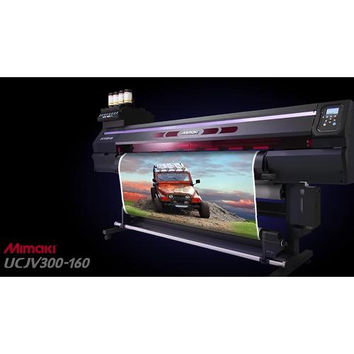 Jual PRINT UV roll to roll MIMAKI ucjv300, print sticker tranparan ...
