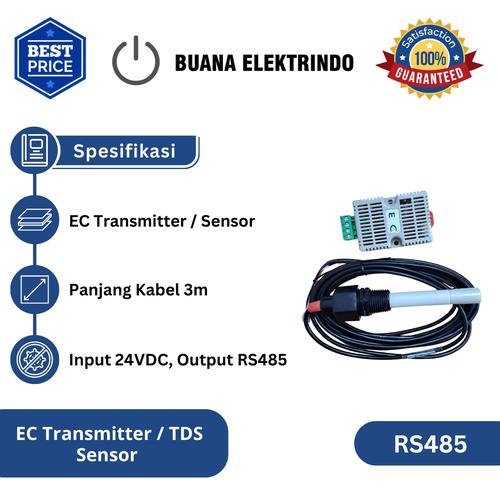 Jual EC Transmitter / Sensor TDS Conductivity Meter Module RS-485 ...