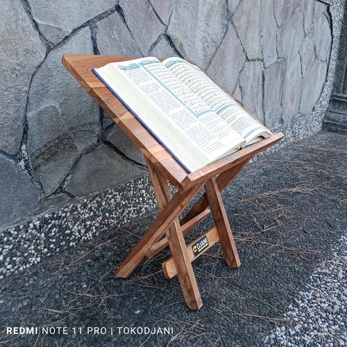 Jual Meja Baca Al Quran/ Meja Tahfidz/ Meja Ngaji Model Miring Kayu ...