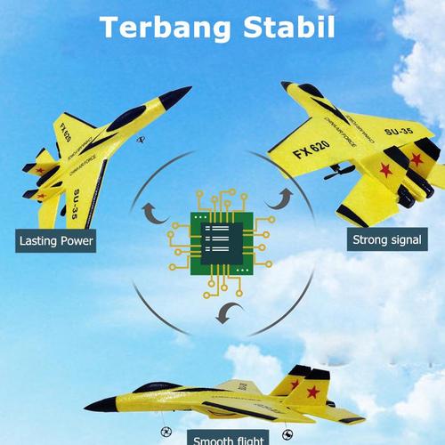 Jual SU35 Pesawat RC 2.4G dengan Lampu LED Remote Control Fighter Model ...