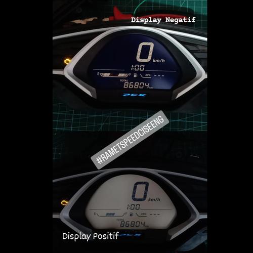 Jual Sticker Polarizer Speedometer Honda pcx 150 - Negatif, 1set - Kab ...