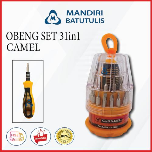 Jual Obeng Set 31in1 CAMEL - Screwdriver Set - Obeng Set Lengkap - Kota ...