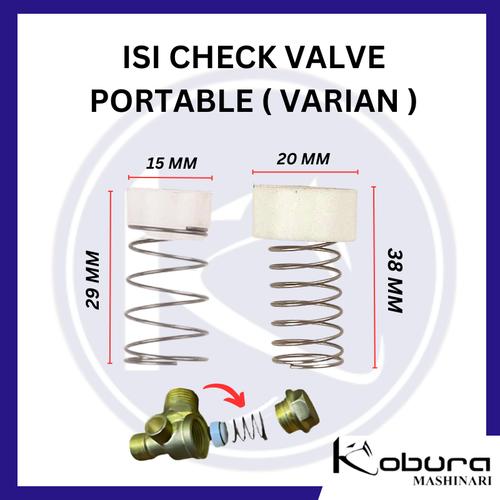 Jual Isi Check Valve Portable Varian Ukuran 15 MM dan 20 MM Per Klep ...