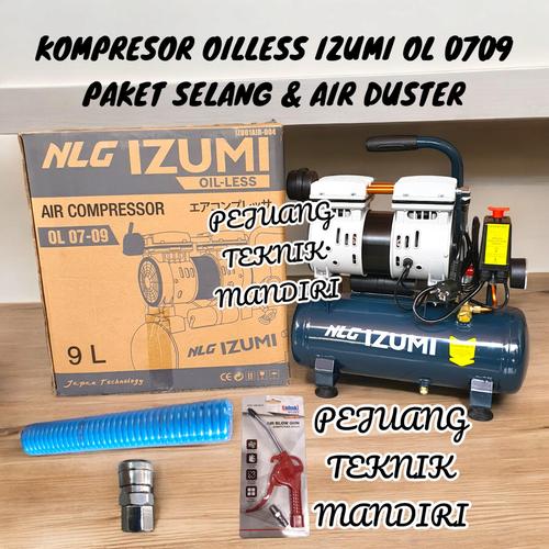 Jual KOMPRESOR ANGIN OILLESS IZUMI OL 0709 / COMPRESOR OIL LESS IZUMI 3/4HP - KOMPRESOR SAJA ...