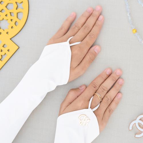 Jual HIJABERLIN - Aksesoris Haji & Umroh Premium - Handsock Ring - mocha, beli 3 - Kota Depok ...