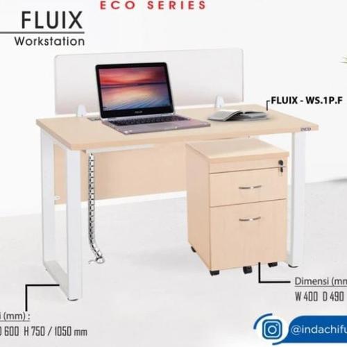 Jual MEJA KANTOR TERBARU MEJA KERJA FLUIX-WS. 1P MEJA TULIS INCO MODERN ...