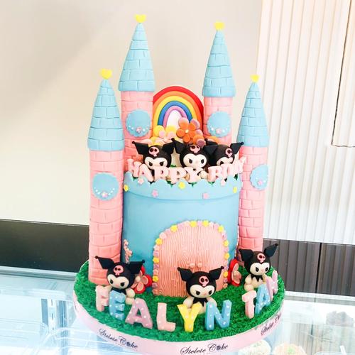 Jual Kue Ulang Tahun/Birthday Cake/Kue Ultah Tema Istana Kuromi/Kue ...