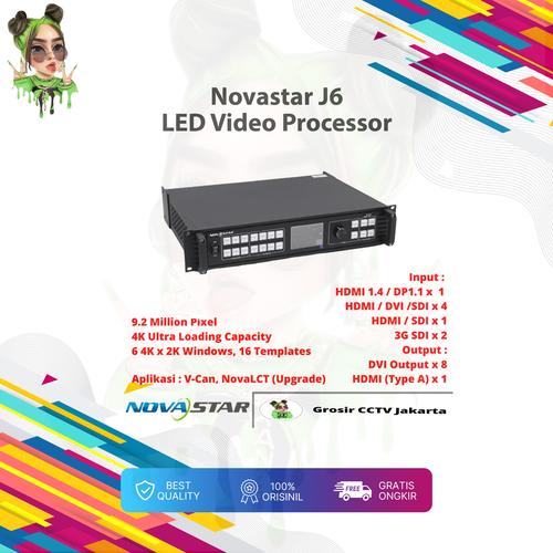 Jual Novastar J6 LED Video Processor Switcher Splicer Videotron ...
