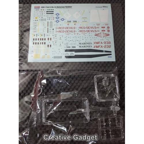 Jual USMC F18 Hornet Red Devils F/A-18A+ VMFA-232 - Model Kit Academy 1 ...