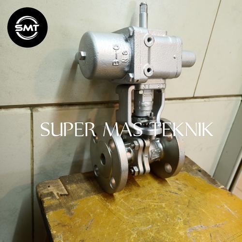 Jual BALL VALVE ACTUATOR PNEUMATIC KITZ 2" INCH DN50 STAINLESS STEEL SS304 JIS 10K KITZ PAT ...