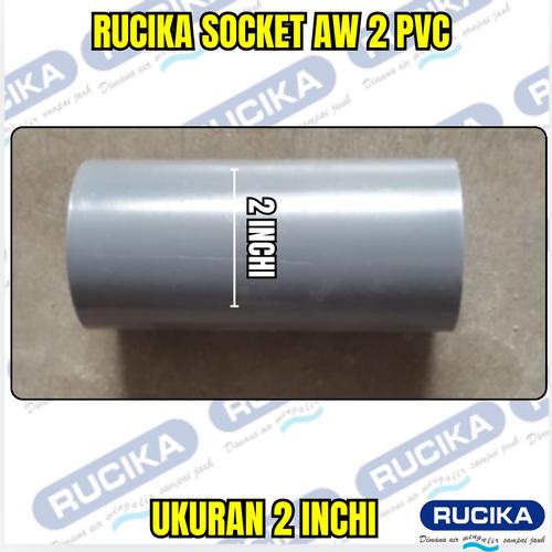 Jual Sock Socket AW Pipa PVC Paralon D Ukuran 2 Inchi Original Rucika ...