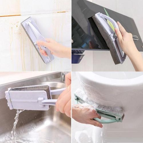 Jual SIKAT SPONGE BUSA LIPAT GAGANG PEMBERSIH SUDUT / Sikat spons busa ...
