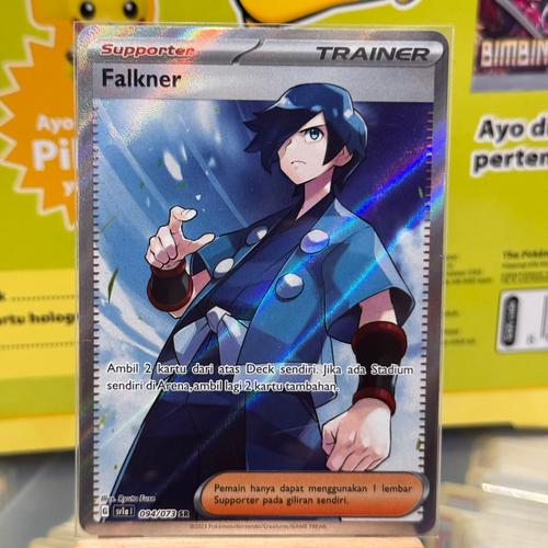 Jual Falkner SR sv1a secret rare Trainer supporter staple pokemon kartu ...