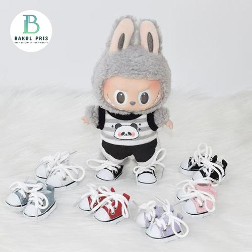 Jual Sepatu Labubu popmart READY boneka labubu vinyl face sepatu kanvas ...