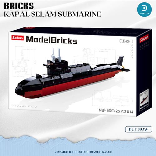 Jual BRICK - Mainan Balok Susun Kapal Selam Model 094 Strategic Submarine M38-B0703 - Kab ...
