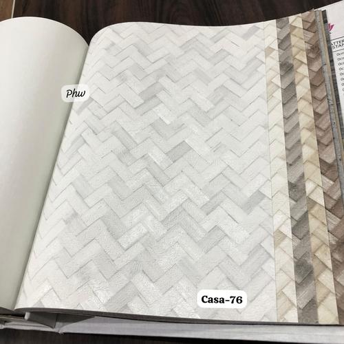 Jual Wallpaper Dinding Motif Anyaman Bambu Putih Coklat Modern Simple ...