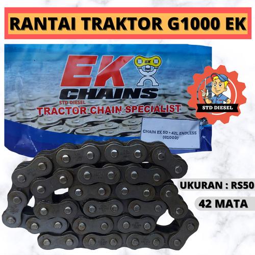 Jual RANTAI TRAKTOR MERK EK RS50 42L ENDLESS G1000 CHAIN TILLER G1000 ...