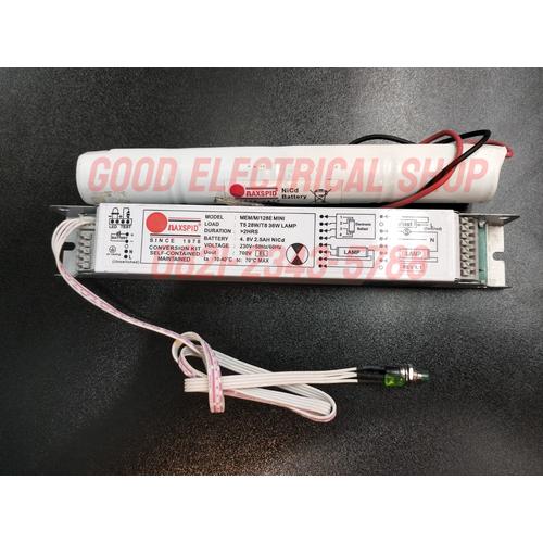 Jual EMERGENCY MAXSPID MEM/M/12BE MINI T5 28W / T8 36W POWER PACK NICAD ...