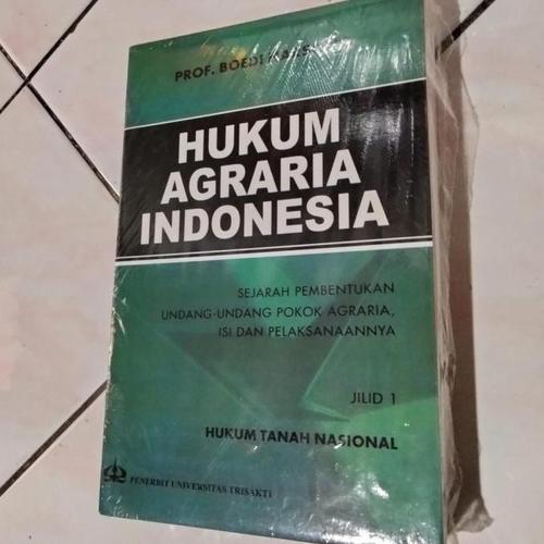 Jual Hukum Agraria Indonesia sejarah pembentukan agraria Jilid 1 By ...