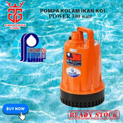 Jual POMPA SHOWFOU GOLDFISH GF.100N POMPA CELUP KOLAM IKAN KOI 100WATT ...