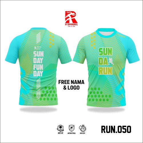 Promo Jersey Running Quick Dry FullPrinting Olahraga Lari - Free Custom ...