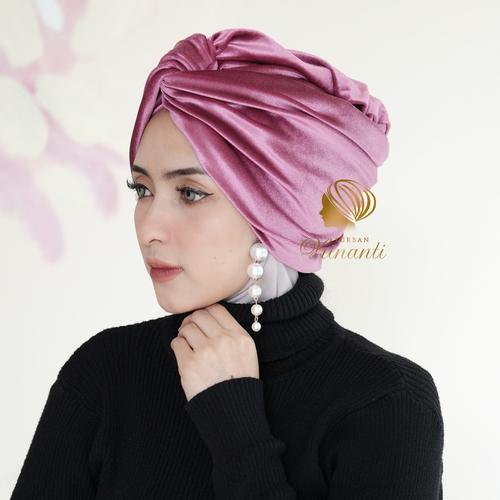 Promo Turban Instan Simpul Beludru - Nude Cream - Kab. Karawang ...