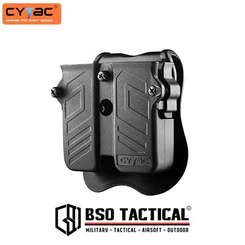 Jual Cytac Tactical Double Mag Pouch 9mm Holster Universal Original ...