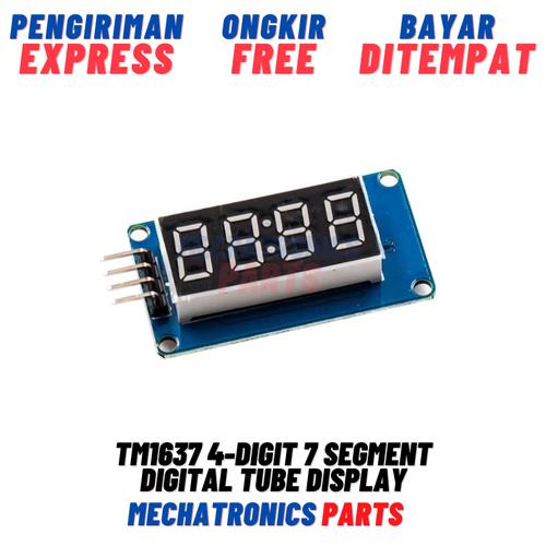Jual TM1637 DISPLAY MODULE FOR ARDUINO 7 SEGMENT 0.36INCH CLOCK RED ...