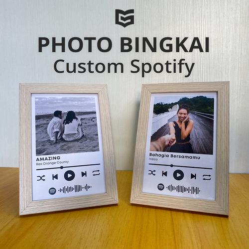 Jual Galutique Custom Photo Lagu 4R I Bingkai Kayu | Kado Ulang Tahun ...