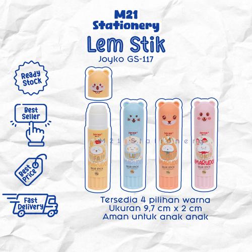 Jual LEM STIK JOYKO GS-117 / GS117 LEM KERTAS PADAT BENING SERBAGUNA ...