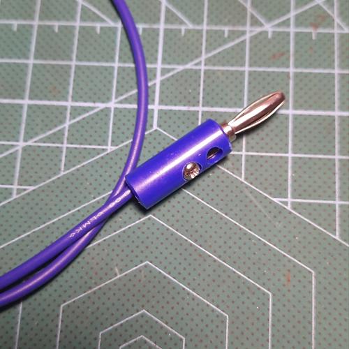 Jual kabel jumper banana plug 4mm panjang 80cm - Warna Biru - Kab ...