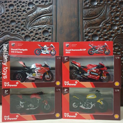 Jual shell diecast ducati panigale v4 s corse ducati desmosedici gp ...