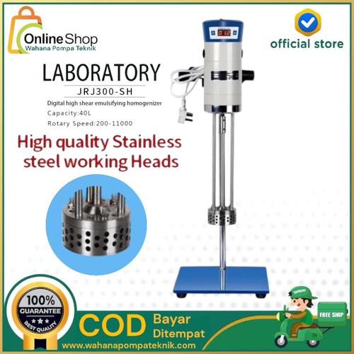 Jual JRJ300-SH 40L Digital High Shear Lab Emulsifier Homogenizer ...