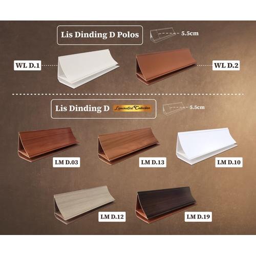 Jual Lis Dinding Plafon Pvc Laminated Ukuran 5,5 cm - LM D 03 - Jakarta ...