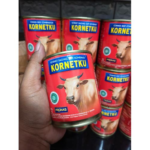 Promo PRONAS KORNETKU 340GR KORNET DAGING SAPI 100% HALAL MUI ENAK BERKUALITAS TERJANGKAU KORNET ...