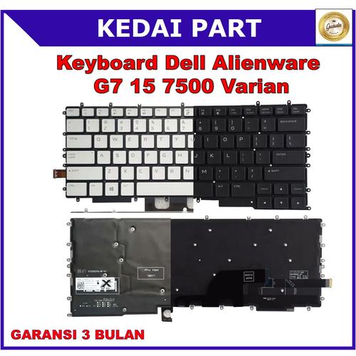 Jual Keyboard Dell G7 15 7500 G7 7500 012PWM 12PWM Backlight - Black ...
