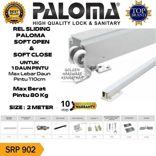 Jual PALOMA SRP 902 Rel Sliding Pintu Geser Aluminium Door 2 Meter Max ...