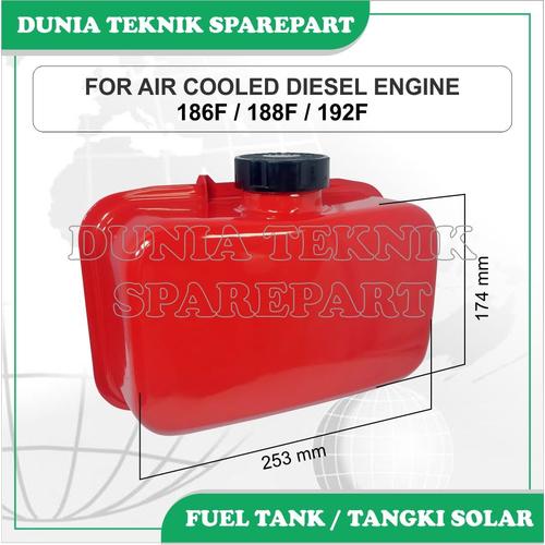 Jual 186F 188F 192F FUEL TANK FOR AIR COOLED DIESEL ENGINE / TANGKI ...