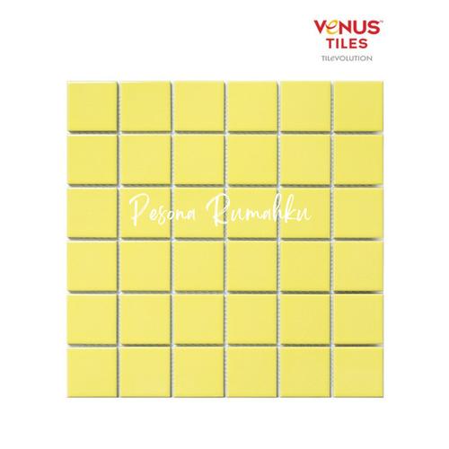 Jual Mosaic Mozaik Dinding Hias Rumah Warna Kuning Merk Venus Type ...
