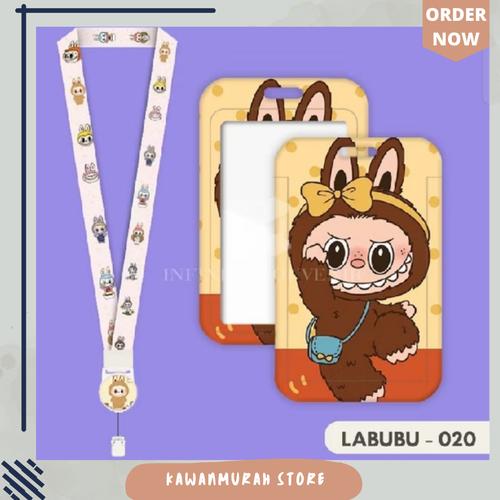 Jual Nametag Holder Motif Labubu Lucu / ID Card Holder Labubu - Labubu ...