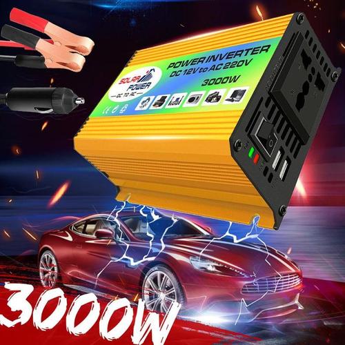 Jual 3000W 12V untuk 220V Dual USB Mobil Power Inverter Converter ...