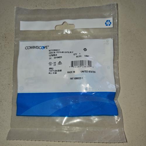 Jual Modular Jack, RJ45.CAT6, BLU COMMSCOPE ORIGINAL USA - Kota Bogor ...