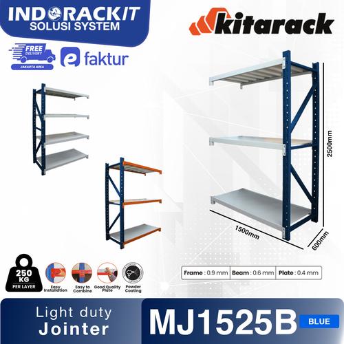 Jual Rak Gudang Tinggi 2,5Meter Panjang 2M Rack Gudang 4Susun JOINTER ...