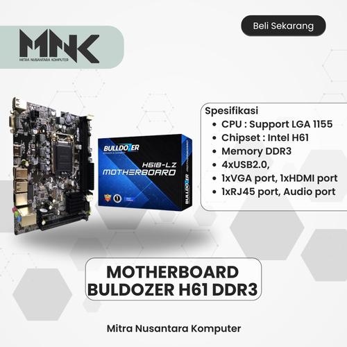 Jual MotherBoard/MainBoard Bulldozer H61 - Mobo Socket 1155 DDR3 - Kota ...