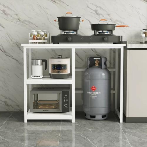 Promo Meja kompor meja dapur tabung gas rak dapur - Abu-Abu 100Cm ...