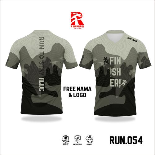 Promo Jersey Running Quick Dry FullPrinting Olahraga Lari - Free Custom ...