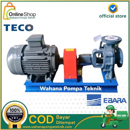 Jual POMPA EBARA 80X65 FSKA GLAND FAKING +Motor TECO 11Kw 15Hp 380 4pole - Jakarta Barat ...