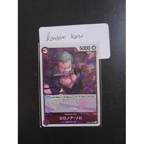 Jual TCG One Piece Roronoa Zoro OP09-076 - Kota Bogor - Korektor Kartu ...