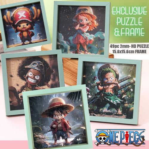 Jual 【DESKTOP PUZZLE 49pcs】 - Puzzle+Bingkai Kayu | One Piece | Sanrio ...